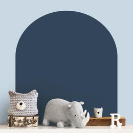 Wandtattoo Rundbogen - Dunkelblau Wandsticker, Wandaufkleber Kinderzimmer Wohnzimmer Schlafzimmer Jungenzimmer