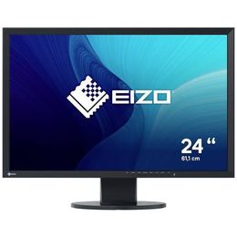 EIZO EV2430-BK LED-Monitor EEK E (A - G) 61.2 cm (24.1 Zoll) 1920 x 1200 Pixel 16:10 14 ms VGA, DVI, DisplayPort, Audio-Line-in, Kopfhörer (3.5 mm Klinke), USB