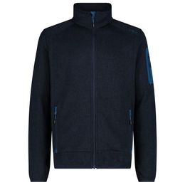 CMP - Jacket Jacquard Knitted 3H60747N - Fleecejacke Gr 46 blau/schwarz