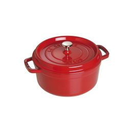 Staub Kochtopf, (1-tlg), rot