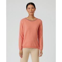 My Cashmere Moments Cashmere Blend-Pullover mit Kette