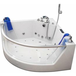 Whirlpool Badewanne atlantic l i Eckwanne, Whirlwanne, Indoor Badewanne - Home Deluxe