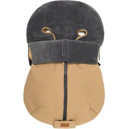 fillikid Fußsack Sella Elite, Winterfußsack, cappuccino, für Babyschalen, braun