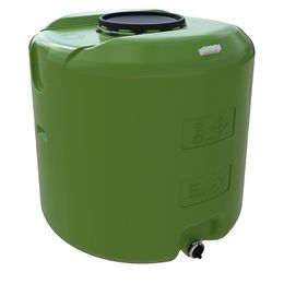 ONDIS24 Regentonne Bruno XXL Regenwassertank 1000 Liter Grün