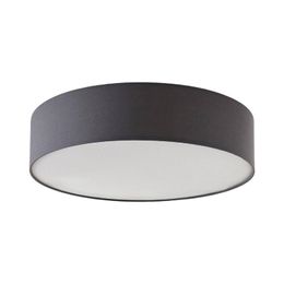 LINDBY Stoff-Deckenlampe Gordana in Grau, 57 cm