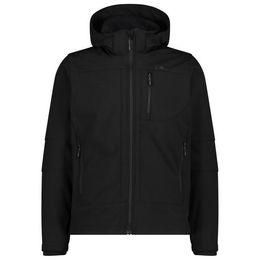 CMP - Jacket Zip Hood Softshell - Softshelljacke Gr 46 schwarz