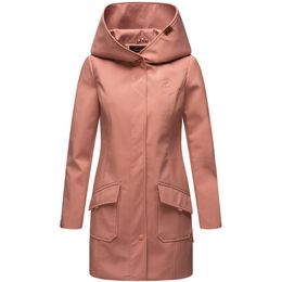 Marikoo Damen Outdoor Winter Softshelljacke Regenjacke mit gro&szlig;er Kapuze Mayleen