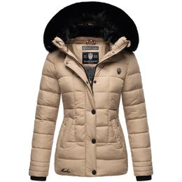 Marikoo Damen Outdoor Winter Steppjacke mit abnehmbarer Kapuze Qesraa