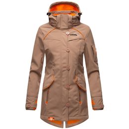 Marikoo Damen Outdoor Softshell Jacke mit abnehmbarer Kapuze Soulinaa