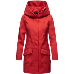 Marikoo Damen Outdoor Winter Softshelljacke Regenjacke mit gro&szlig;er Kapuze Mayleen