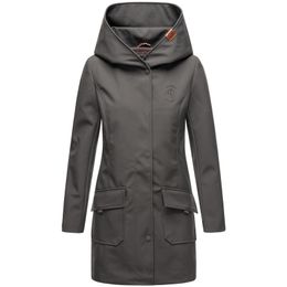 Marikoo Damen Outdoor Winter Softshelljacke Regenjacke mit großer Kapuze Mayleen