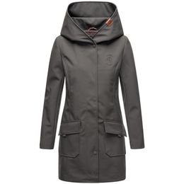 Marikoo Damen Outdoor Winter Softshelljacke Regenjacke mit gro&szlig;er Kapuze Mayleen