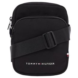 Tommy Hilfiger Mini Bag TH SKYLINE MINI REPORTER, in dezentem Stil, schwarz