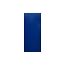 SCHULTE LAGERTECHNIK Vollblech-Außenrahmen-Seitenblende für Schulte Fachbodenregale mit Stecksystem HxT 130x50cm Enzianblau - Enzianblau