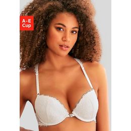 Lascana Push-up-BH beige Gr. 70B. Mit Herausnehmbaren Kissen und mit Bügel. Nachhaltig.