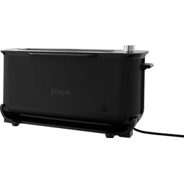 Ninja Toaster ST100EU Ninja Foodi, 1 Schlitz, 2400 W, 2-in-1 Toaster & Grill, schwarz