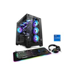 CSL Aqueon C77242 Advanced Edition Gaming-PC (Intel® Core i7 13700KF, NVIDIA GeForce RTX 4070, 64 GB RAM, 2000 GB SSD, Wasserkühlung), schwarz