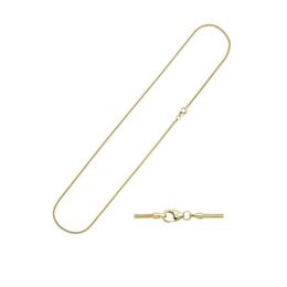 Jobo Goldkette Schlangen-Kette, 333 Gold 45 cm 1,6 mm, gelb|goldfarben