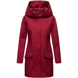 Marikoo Damen Outdoor Winter Softshelljacke Regenjacke mit großer Kapuze Mayleen