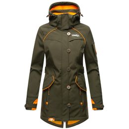 Marikoo Damen Outdoor Softshell Jacke mit abnehmbarer Kapuze Soulinaa