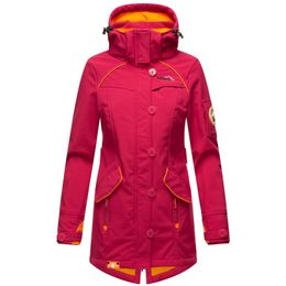 Marikoo Damen Outdoor Softshell Jacke mit abnehmbarer Kapuze Soulinaa