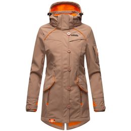 Marikoo Damen Outdoor Softshell Jacke mit abnehmbarer Kapuze Soulinaa