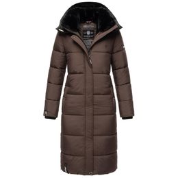 Marikoo Damen Winterjacke Steppmantel Weichem Innenkragen & Abnehmbarer Kapuze Reliziaa