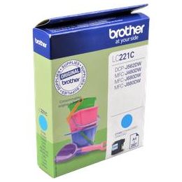 Brother Tinte LC-221C cyan