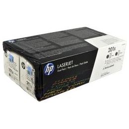 2 HP Toner CF400XD 201X schwarz