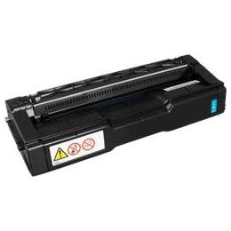 Ampertec Toner ersetzt Ricoh 407532 Typ SPC252E cyan