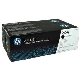 2 HP Toner CB436AD 36A schwarz