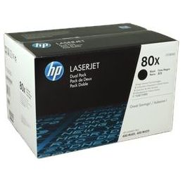 2 HP Toner CF280XD 80X schwarz