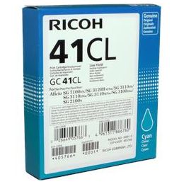 Ricoh Gel Cartridge 405766 GC-41CL cyan OEM