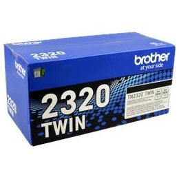 2 Brother Toner TN-2320TWIN schwarz