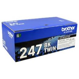 2 Brother Toner TN-247BKTWIN schwarz