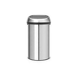 Brabantia Papierkorb Touch Bin BRA107962 Grau Stahl 60 L