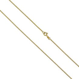 Collierkettchen Vivance "333 Gold Veneziakette diamantiert" Halsketten Gr. 50cm, Gold, Länge: 50 cm, gelb (gelb> <gelb) Damen Colliers