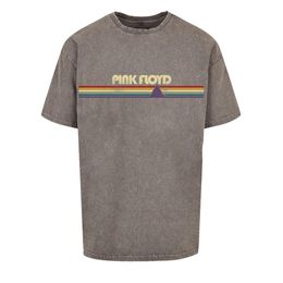 F4NT4STIC Shirt 'Pink Floyd Prism Retro Stripes' male Grey size 5XL