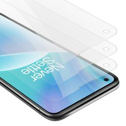 Cadorabo Schutzfolie für OnePlus Nord 2T Schutzfolie, (3-St., 3x Schutzfolie (Smartphone nicht enthalten)