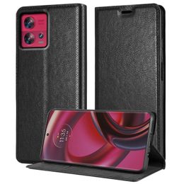 Cadorabo Handyhülle für Motorola EDGE 30 FUSION Hülle Motorola EDGE 30 FUSION, Hülle Schutzhülle mit Standfunktion, Magnetverschluss und Kartenfach