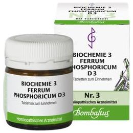 Bombastus Biochemie 3 Ferrum phosphoricum D 3 Tabletten 80 St
