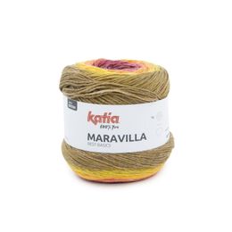 Katia Maravilla Farbverlaufswolle mit Strickanleitung 1 Tuch = 1 Knäuel Häkelwolle