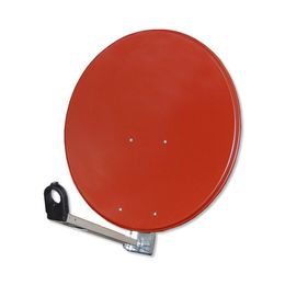 Summit ALU Sat Spiegel Gibertini 75cm ziegelrot SAT-Antenne