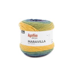 Katia Maravilla Farbverlaufswolle mit Strickanleitung 1 Tuch = 1 Knäuel Häkelwolle
