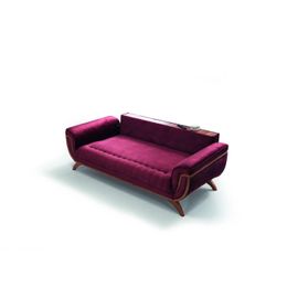 JVmoebel 3-Sitzer Verstellbare Couch mit Tisch Tiefe Sofa Big Schlaf Möbel 226cm
