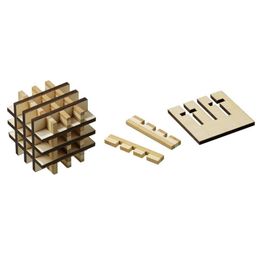 Philos Spiel, Grid-Cube - Bambus und Sperrholz
