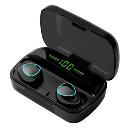 Bothergu M10 In-Ear-Kopfhörer (Bluetooth 5.1 In-Ear 9D Mini Touch Sport Binaurale Kopfhörer)