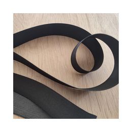 larissastoffe Gummiband 10 m Gummiband Elastikband 40 mm breit schwarz