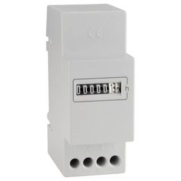 Bauser Anzeigegerät Betriebsstundenzähler für DIN-Schiene 660er Serie