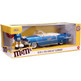 Jada Modellauto Modellauto M&Ms Blue & 1956 Cadillac Eldorado mit Figur 1:24 253255067